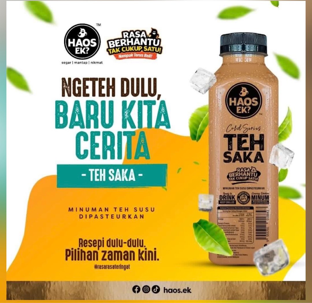 INSTOCK TEH SAKA(Haus Ek), Food & Drinks, Beverages on Carousell
