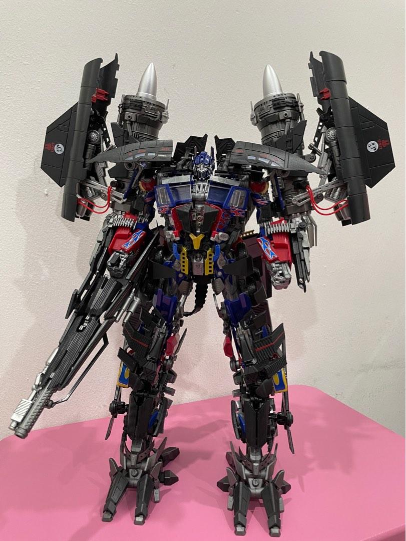 Iron Warrior Jetfire Jet Power armor add on with KO MPM04 Optimus Prime ...