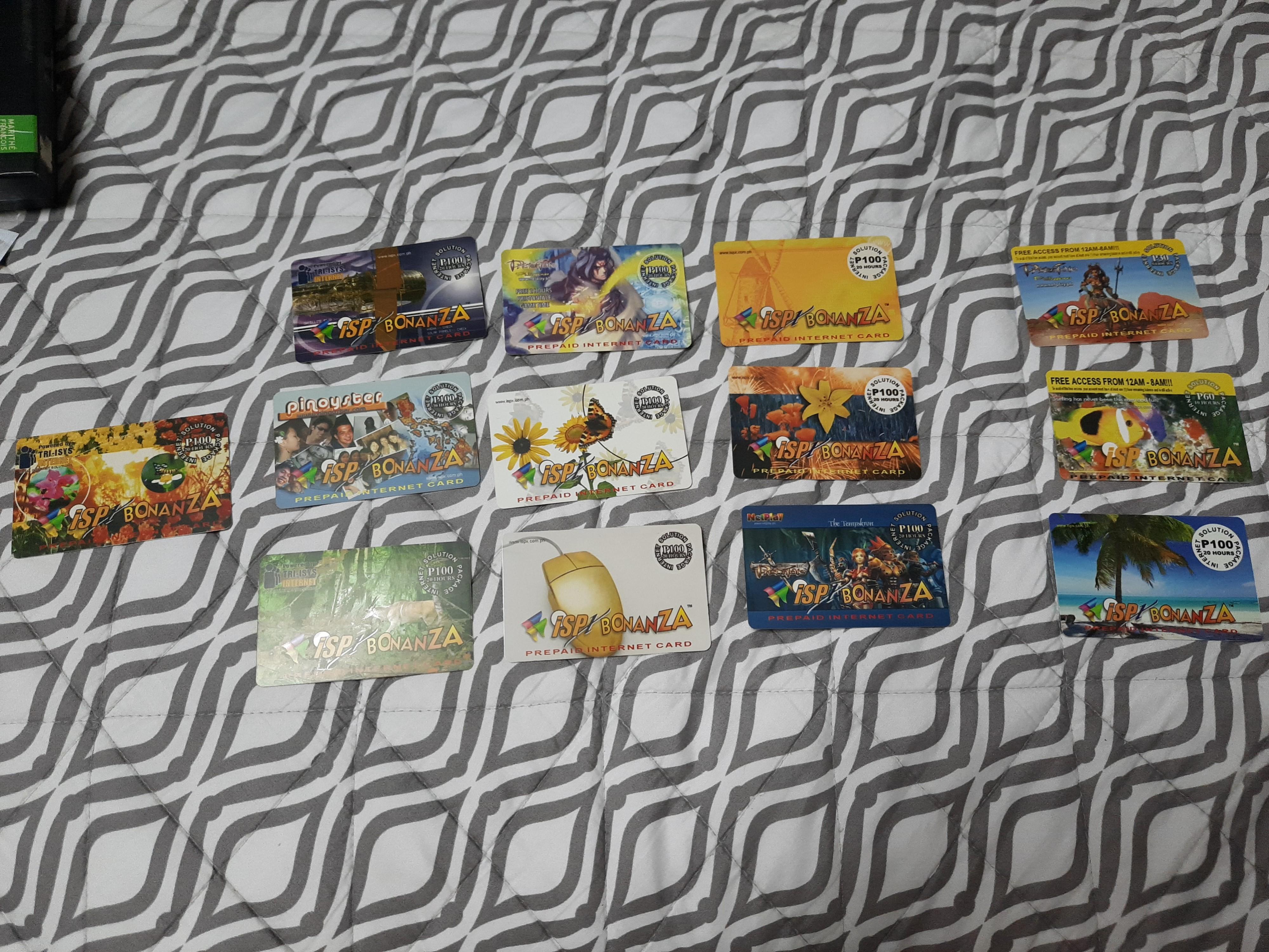 Isp bonanza prepaid cards, Hobbies & Toys, Memorabilia & Collectibles ...