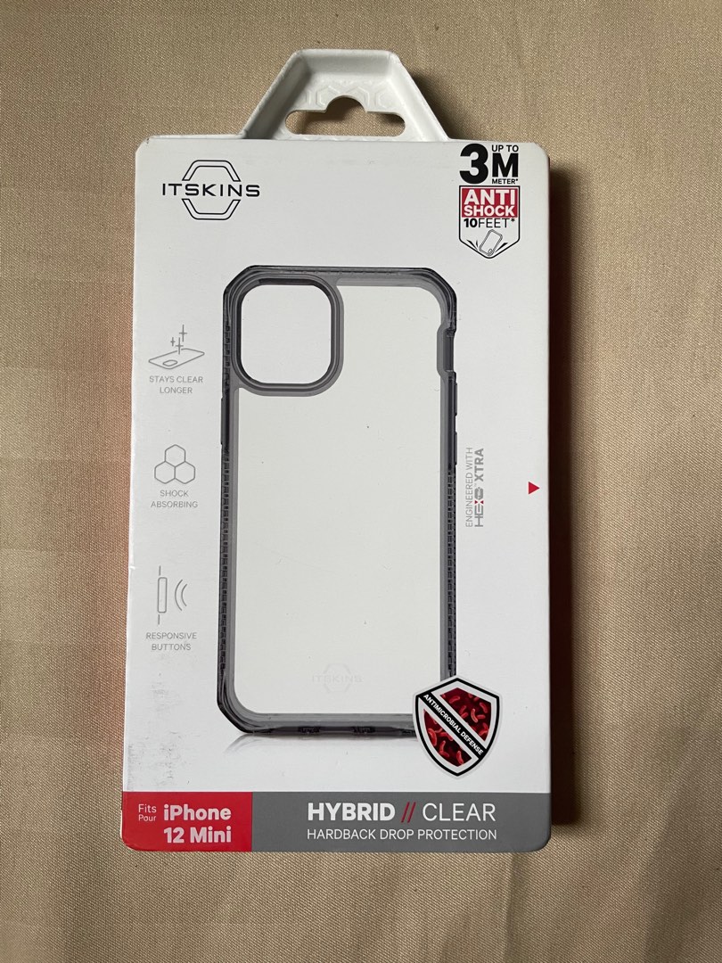 Itskins Hybrid Clear for iPhone 12 mini, Mobile Phones & Gadgets ...