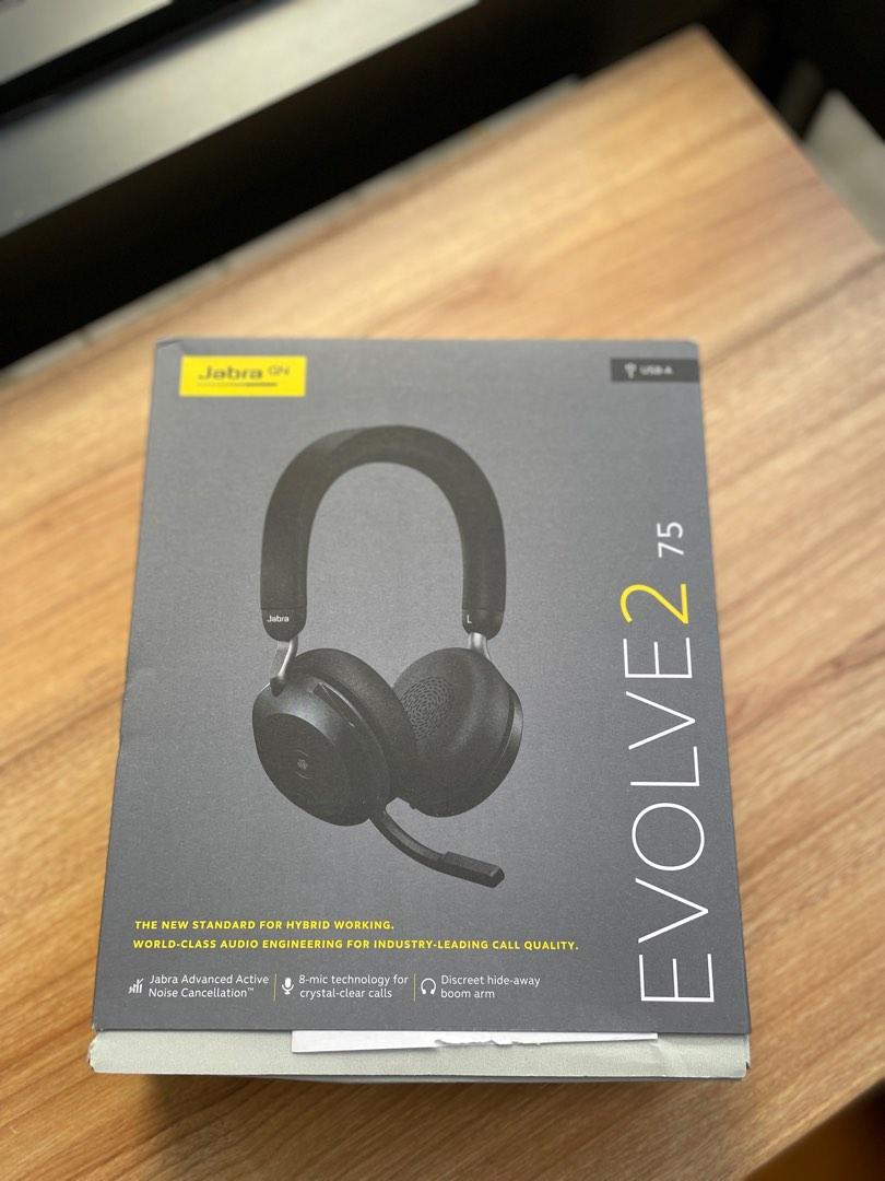 Jabra Evolve 2 75 in box, Audio, Headphones & Headsets on Carousell