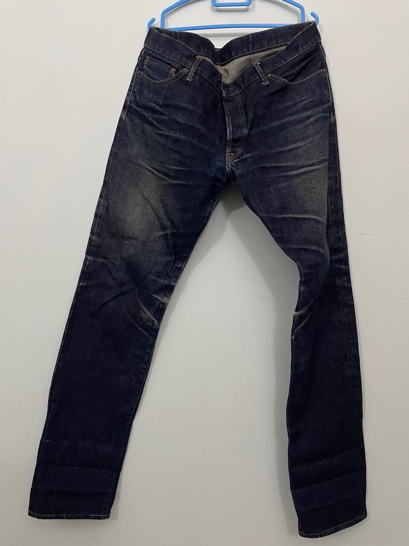 Japan blue, Men's Fashion, Bottoms, Jeans on Carousell