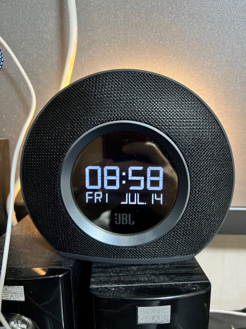 JBL speaker clock, Audio, Soundbars, Speakers & Amplifiers on Carousell