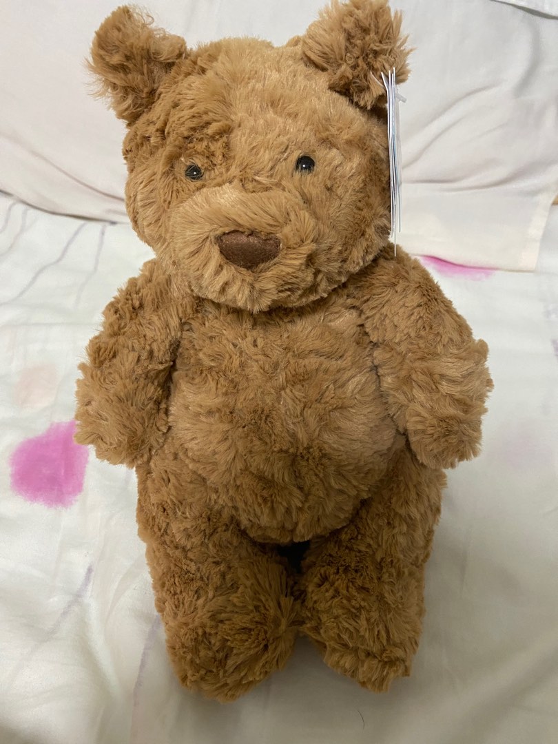 Jellycat medium Bartholomew Bear, Hobbies & Toys, Toys & Games on Carousell