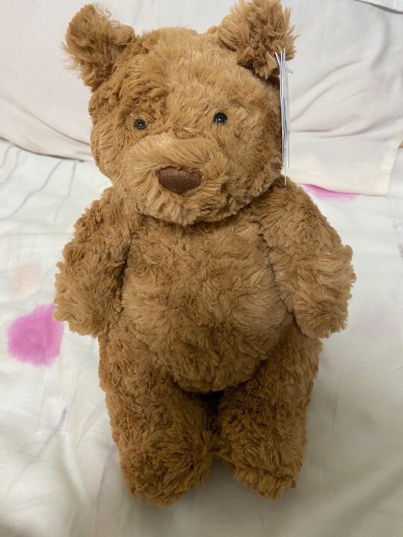 Jellycat medium Bartholomew Bear, Hobbies & Toys, Toys & Games on Carousell