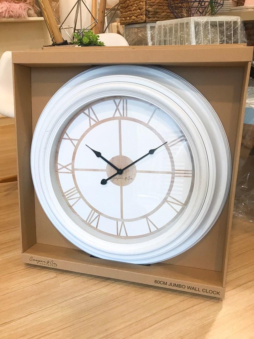 Jumbo Big Wall Clock 60cm, Furniture & Home Living, Home Decor, Clocks ...