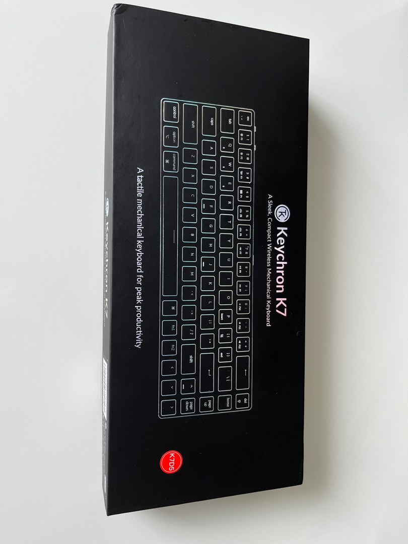 Keychron K7 Mint switches, Computers & Tech, Parts & Accessories, Computer Keyboard on Carousell