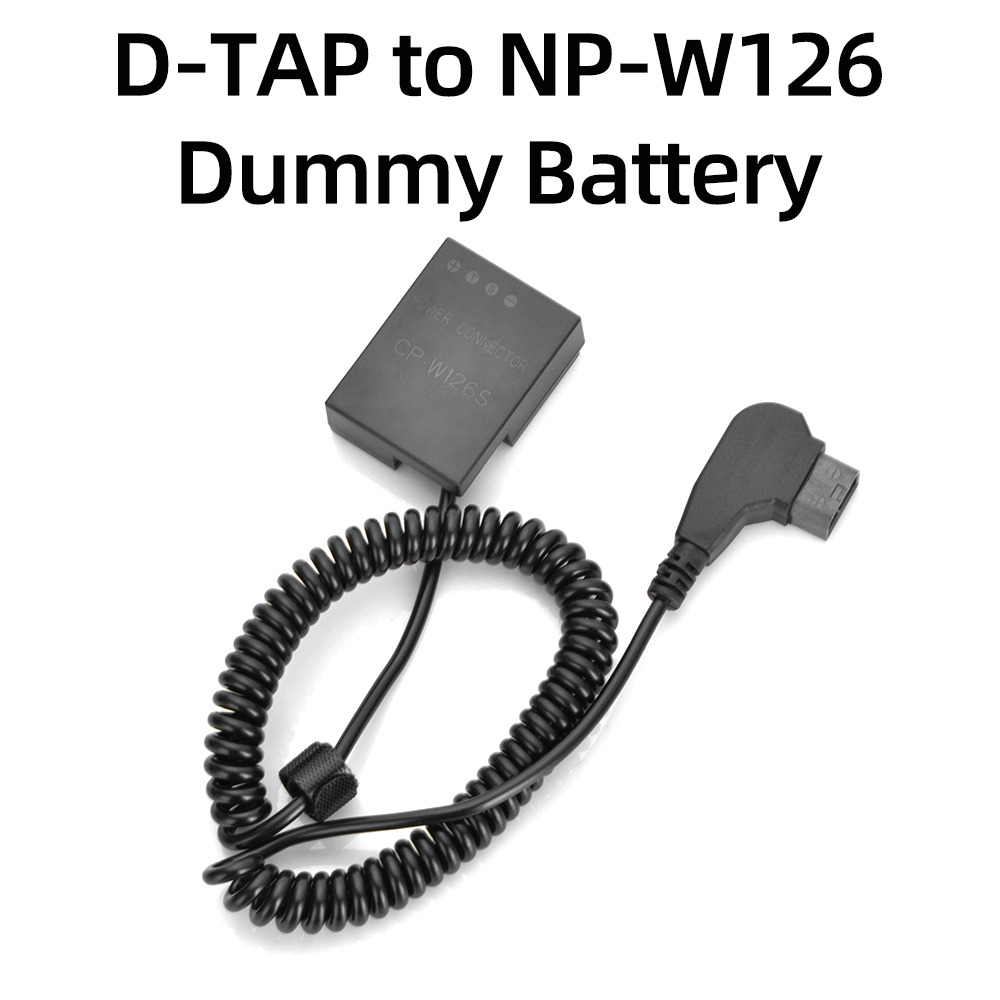[KingMa] D-TAP to NP-W126 Dummy Battery for FUJI X-PRO2, X-H1, X-T2, X ...