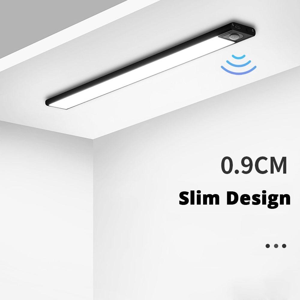 LED Wardrobe Lamp / Under Cabinet Light with Motion Sensor White ...