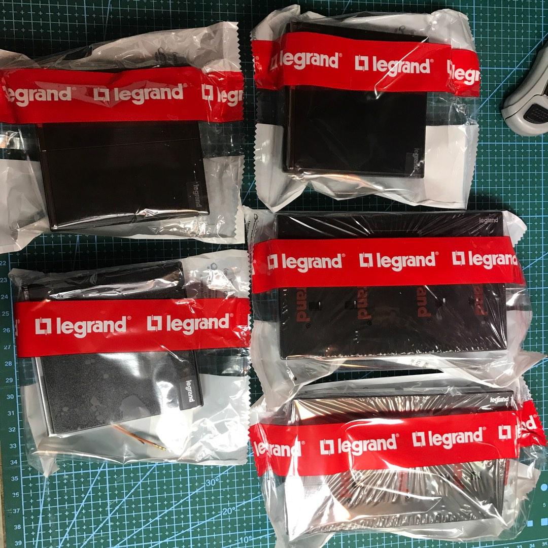 Legrand Galion Matte Black Switch and Socket [READY-STOCK] Safety Mark ...