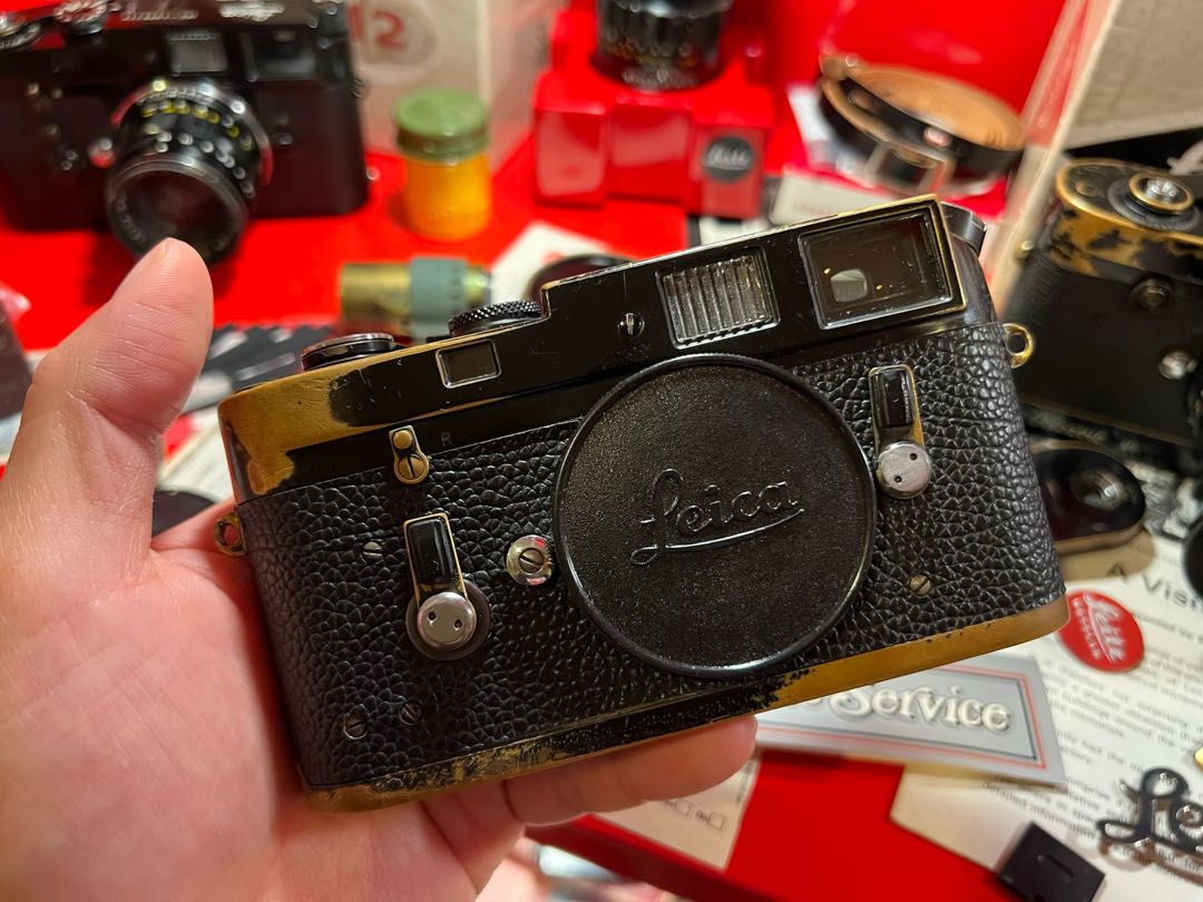 Leica M4 original black paint, Photography, Cameras on Carousell