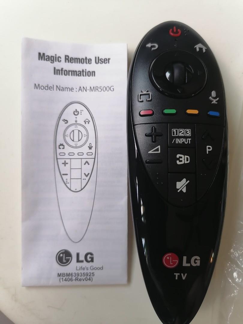 LG TV Magic remote control AN-MT500H, TV & Home Appliances, TV & Entertainment, TV on Carousell