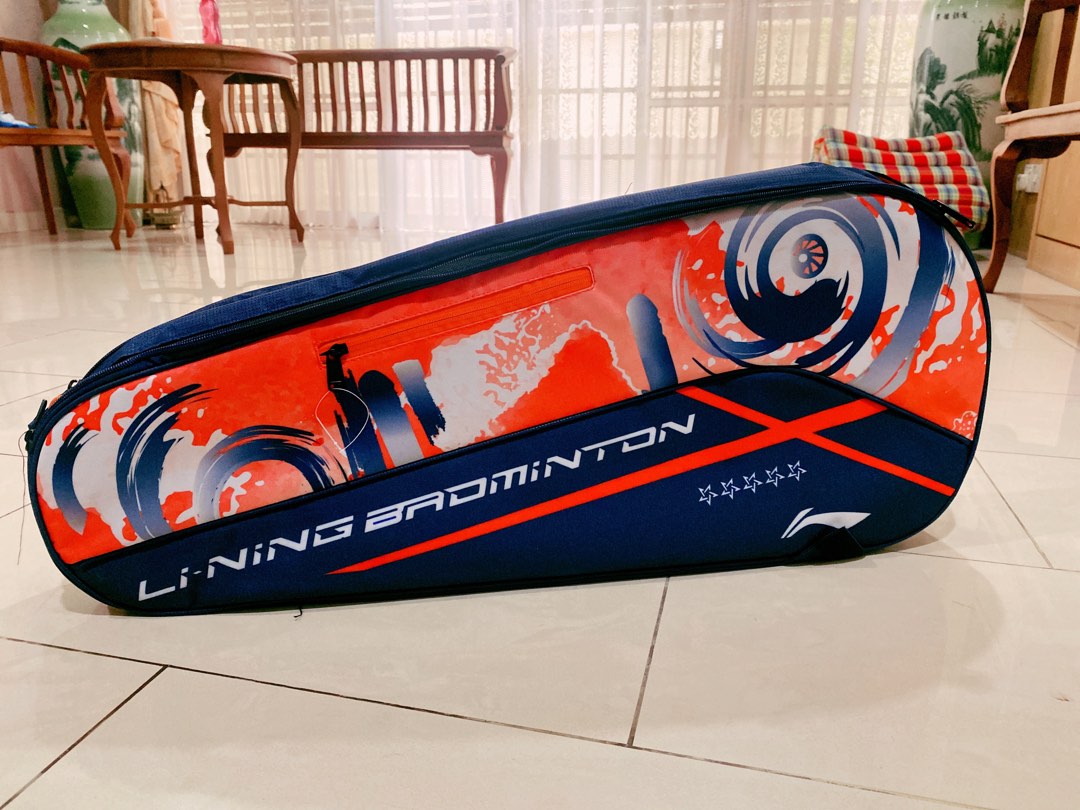 Li Ning 2 in 1 Racket Bag, Sports Equipment, Sports & Games, Racket ...