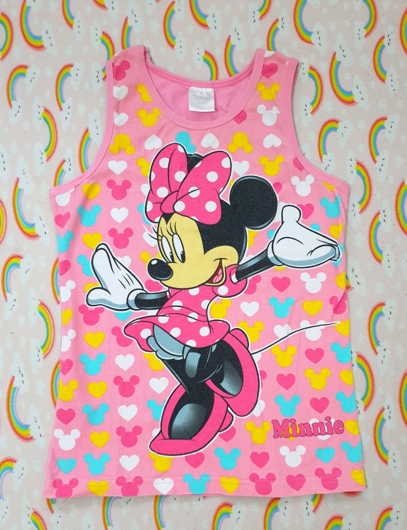 Light Pink Minnie Mouse Sando, Babies & Kids, Babies & Kids Fashion on ...
