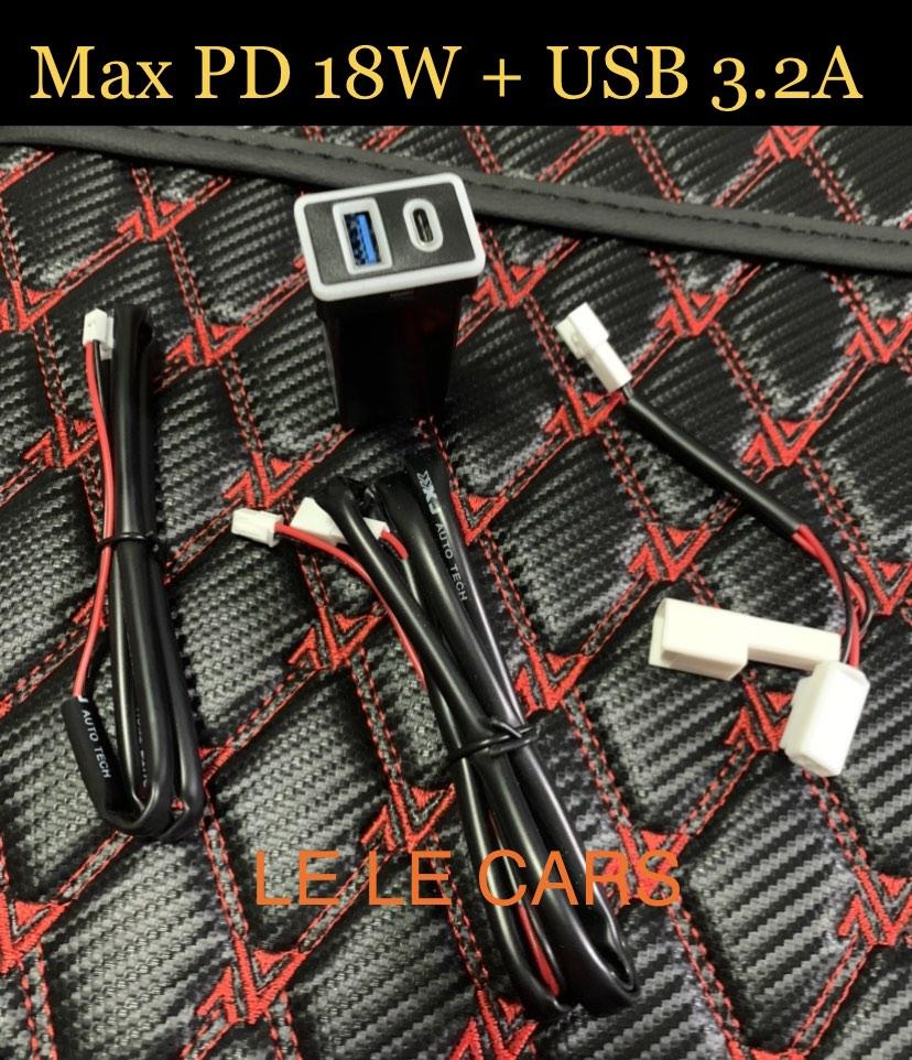 In Stock: Dual port - Type-C PD port and QC 3.2 fast charge port, Car ...