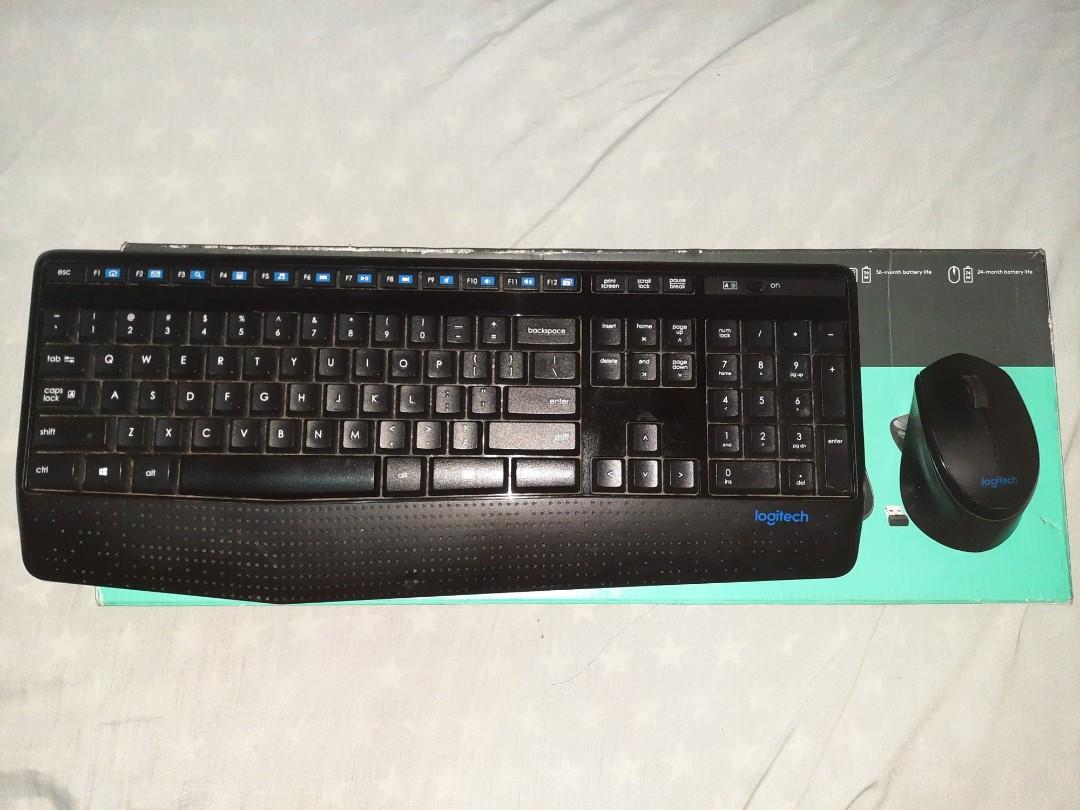 Logitech 345 Wireless Keyboard and Mouse, Computers & Tech, Parts ...