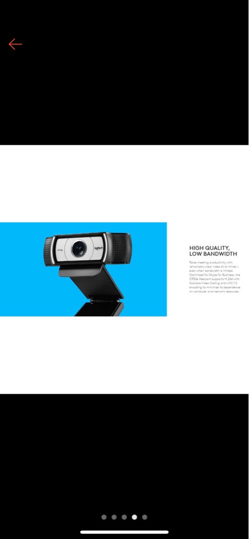 Logitech C930e Webcam ultra wide angle (new unopened in box), Computers ...