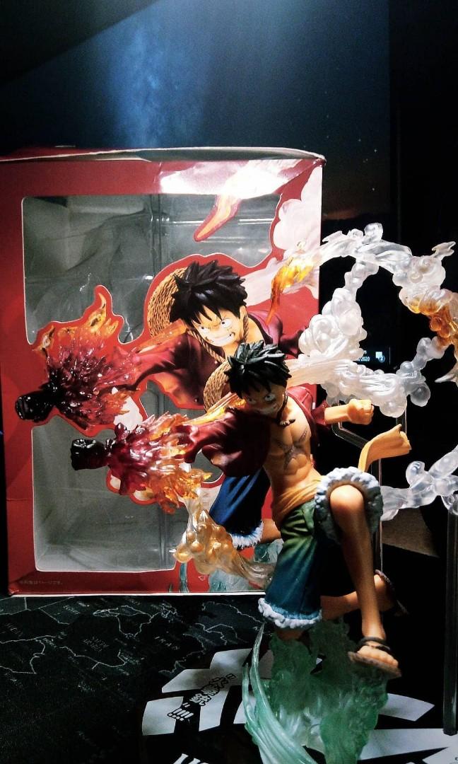 LUFFY ANIME FIGURINE DISPLAY, Hobbies & Toys, Toys & Games on Carousell
