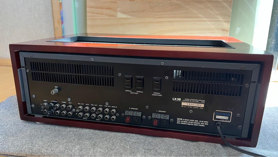Luxman LX38 Tube Stereo Integrated Amplifier, 音響器材, 其他 Luxman LX38 Tube Stereo Integrated Amplifier, 音響器材, 其他