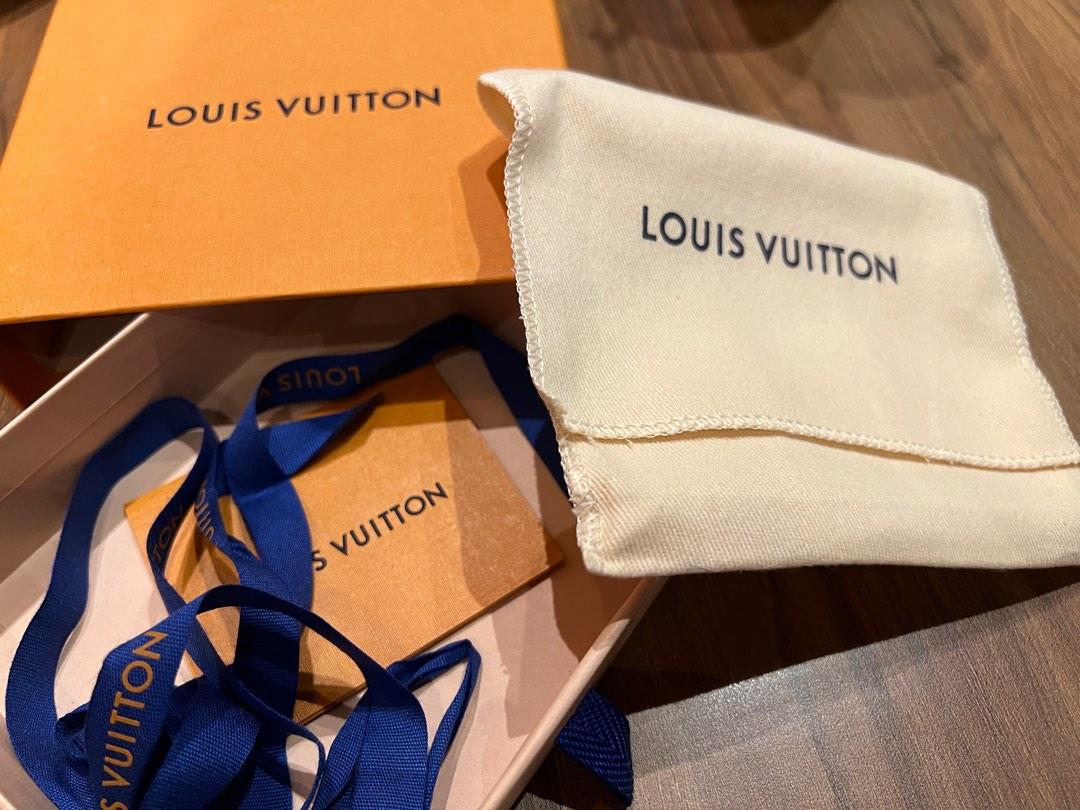 LV Empty Wallet Box with Dust Cloth and Paper Bag, Luxury, Accessories ...