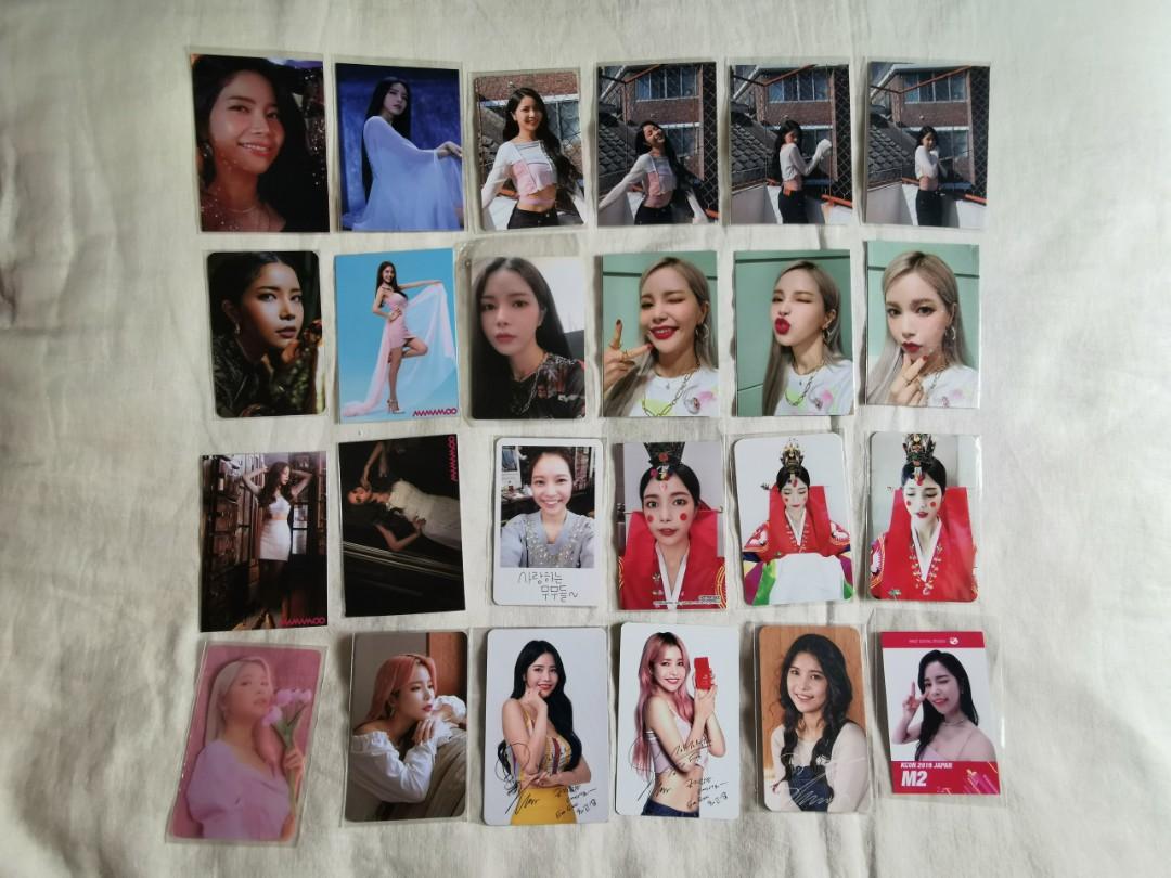 Mamamoo Solar collection and members cards clearing, Hobbies & Toys, Memorabilia & Collectibles ...