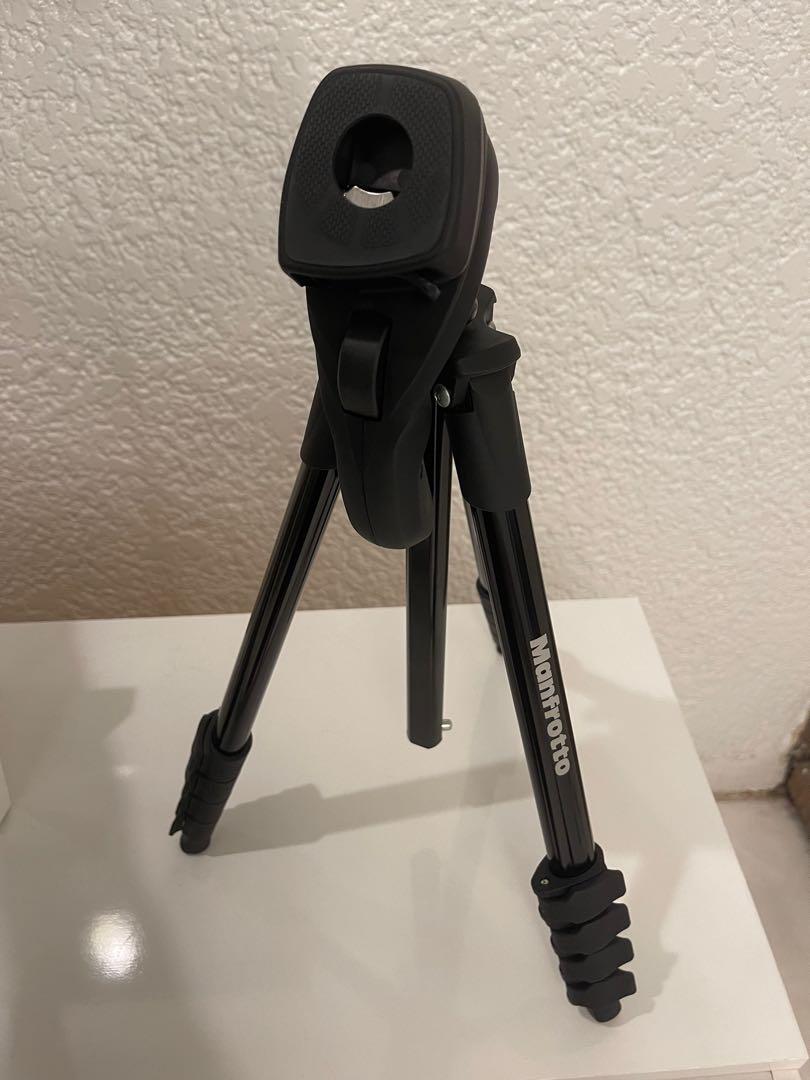 Manfrotto Compact Action Aluminum Tripod for Vlogging/ Photography ...