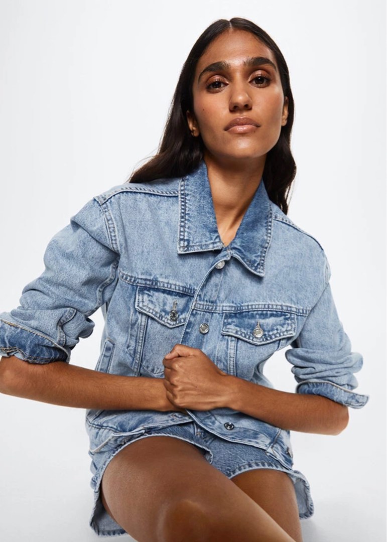 Mango Denim Jacket, Women's Fashion, Coats, Jackets and Outerwear on ...