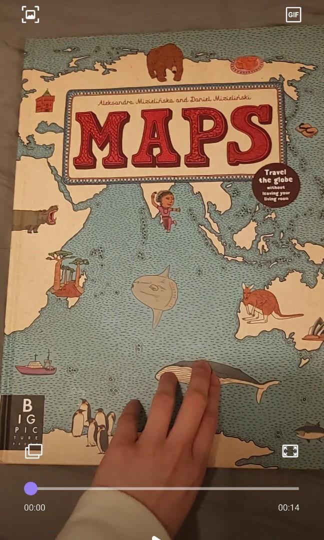 Maps book, 興趣及遊戲, 書本 & 文具, 漫畫 - Carousell