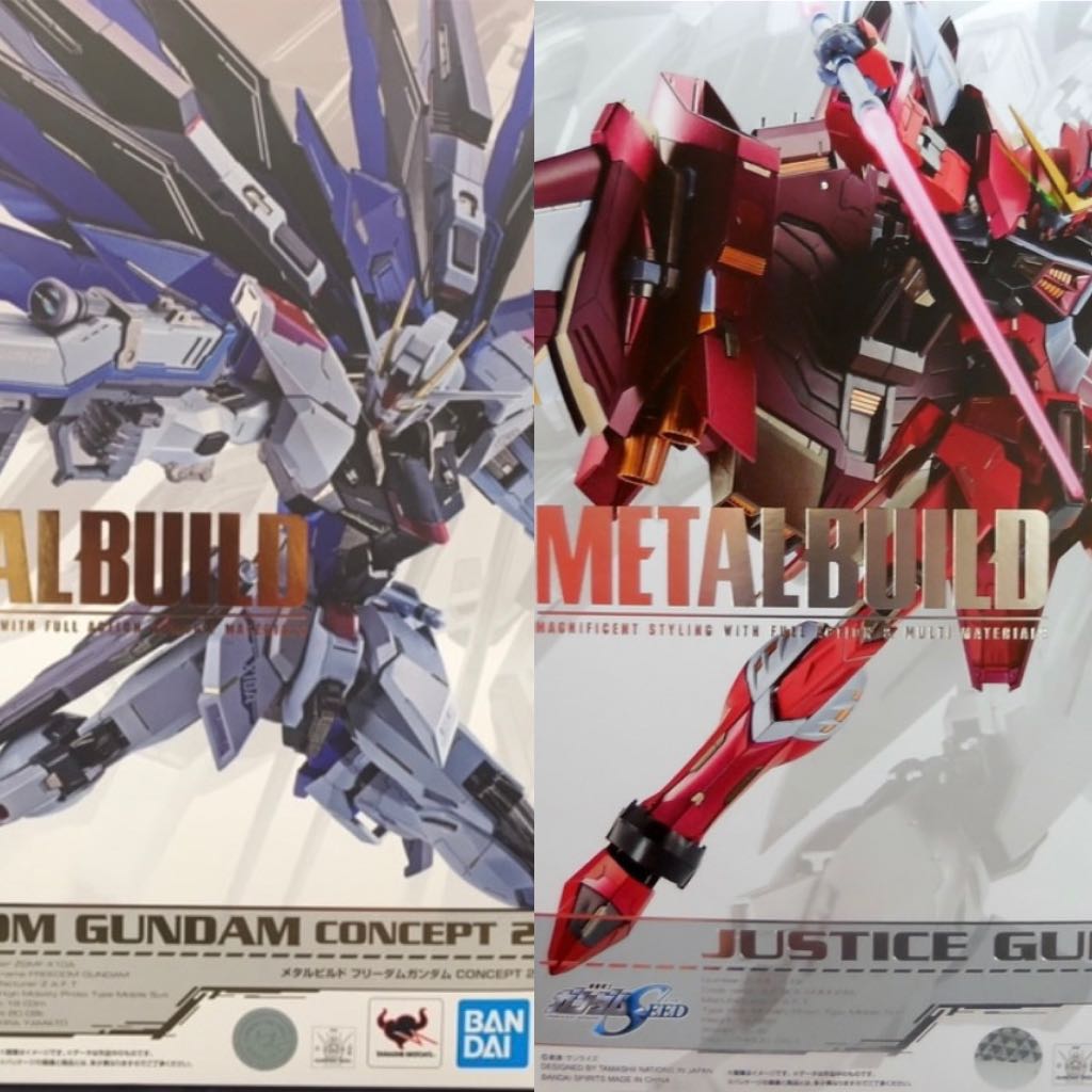 Metal build Gundam - freedom concept 2 / two and justice Gundam ...