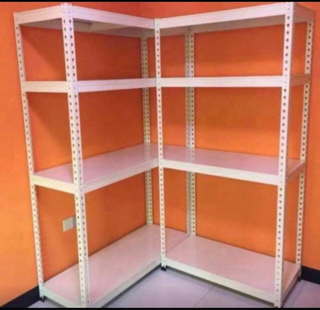 Metal rack Storeroom rack, Furniture & Home Living, Furniture, Shelves ...
