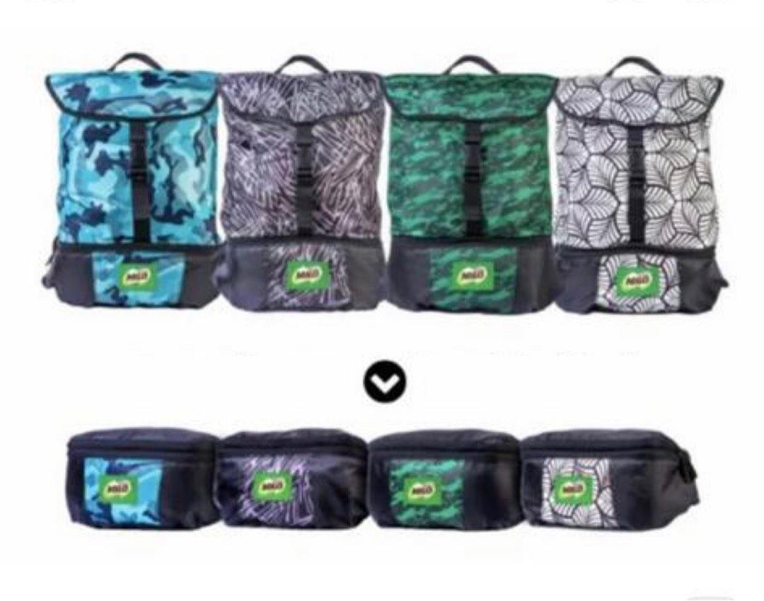 Limited Edition MILO 2 in 1 Waist Bag With Backpack , Men's Fashion ...