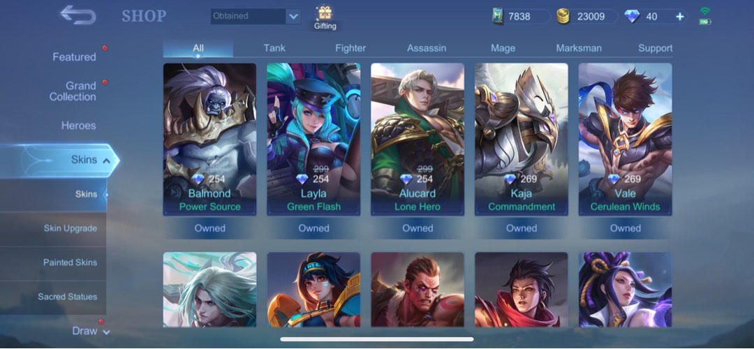 Mlbb acc, Video Gaming, Gaming Accessories, In-Game Products on Carousell