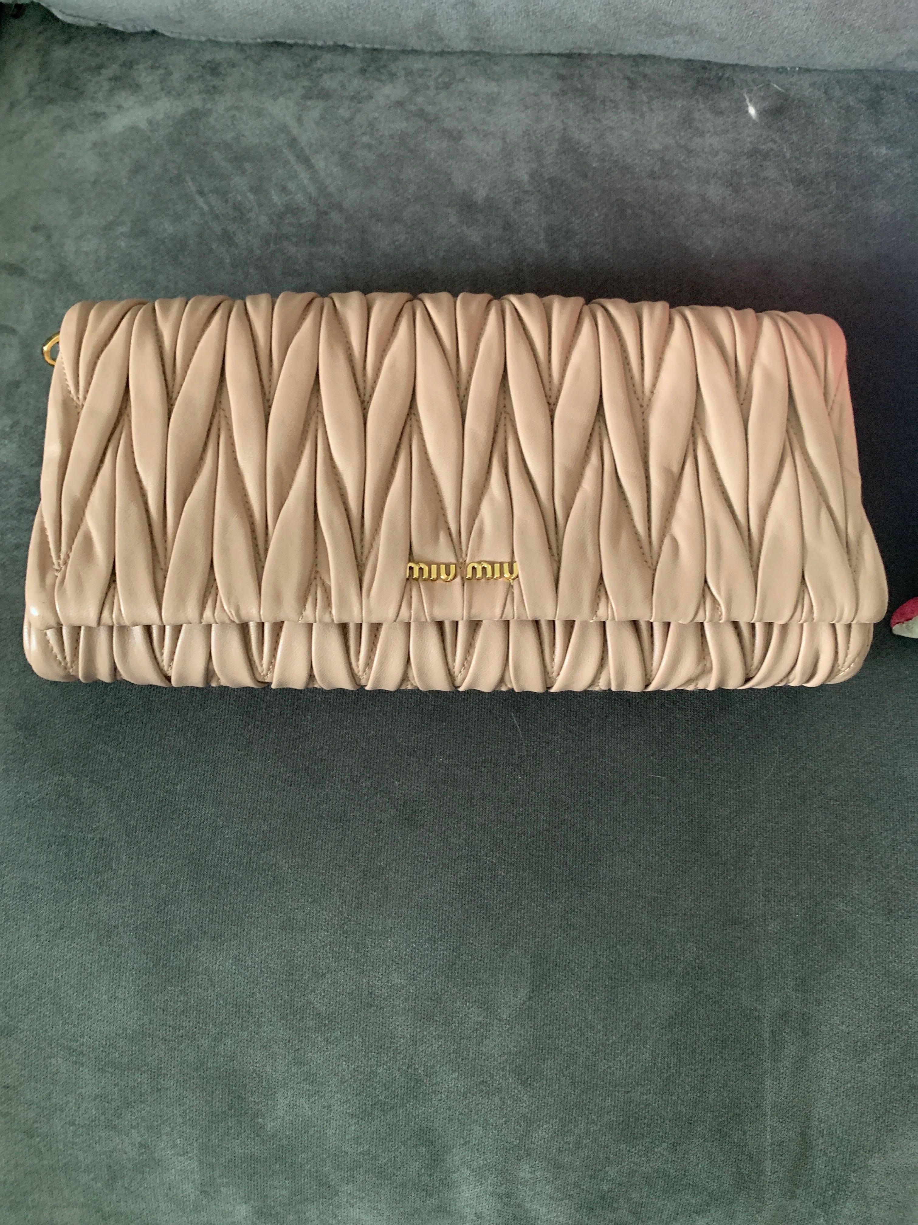 Mui Mui bag - Marelasse clutch, Luxury, Bags & Wallets on Carousell