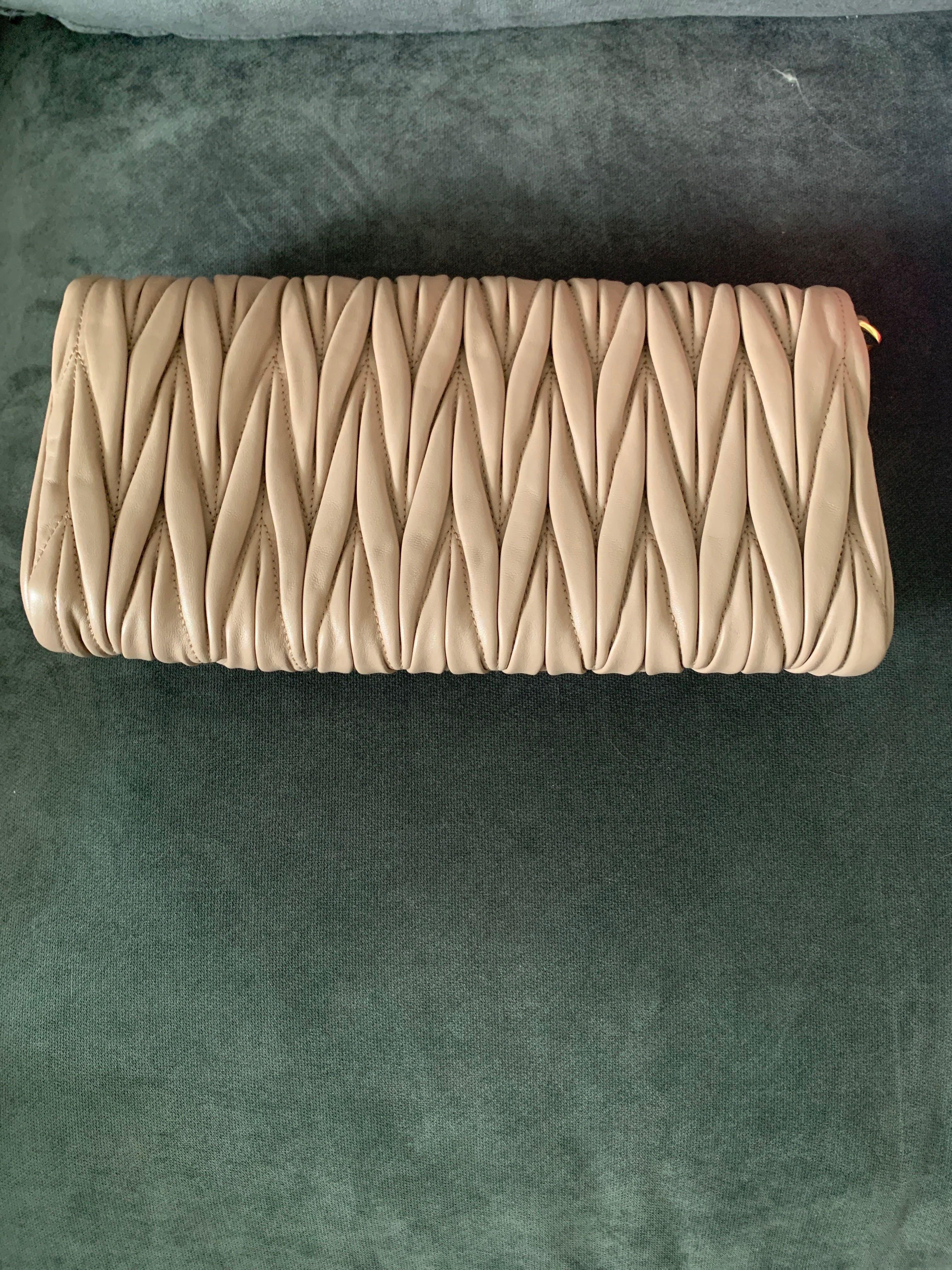 Mui Mui bag - Marelasse clutch, Luxury, Bags & Wallets on Carousell