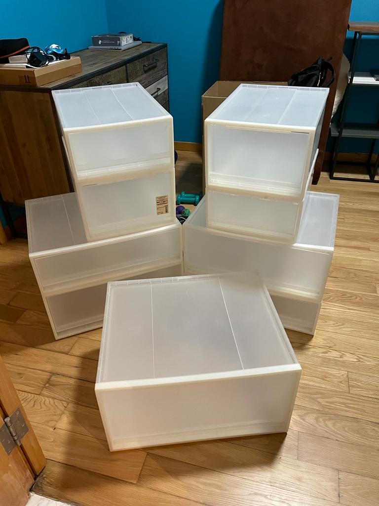 Muji boxes x 9, Furniture & Home Living, Home Improvement ...