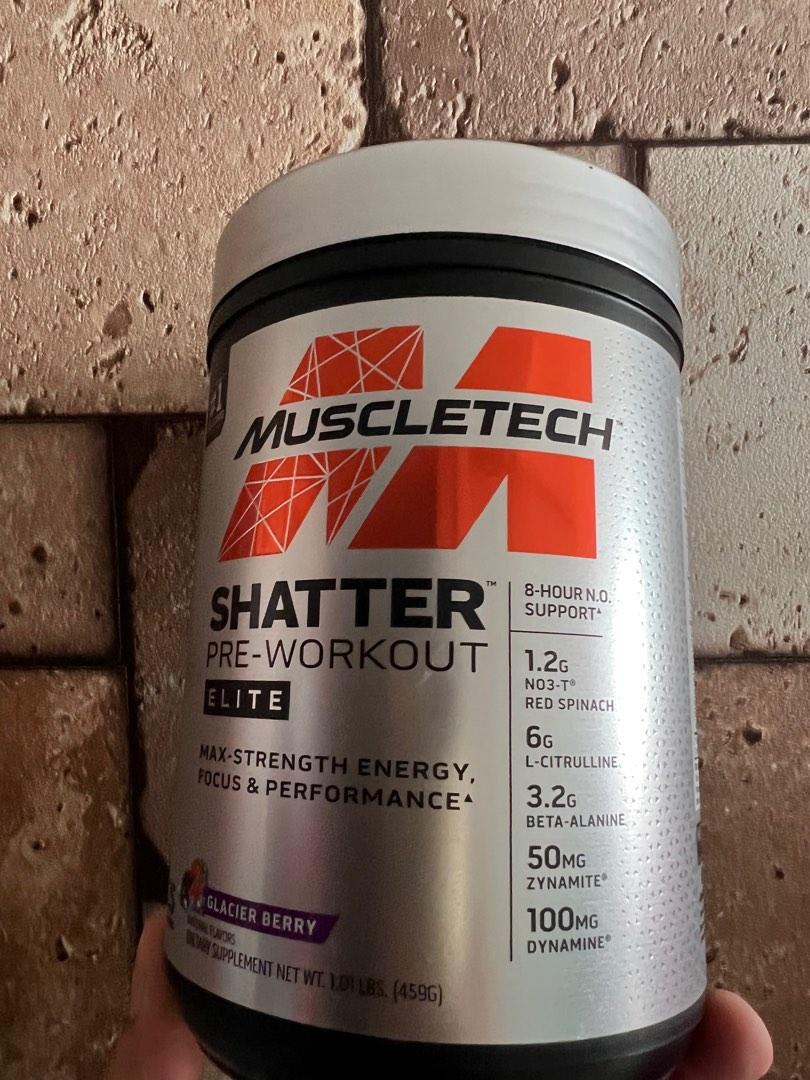 Muscletech Shatter Pre Workout Elite, Sports Equipment, Exercise ...