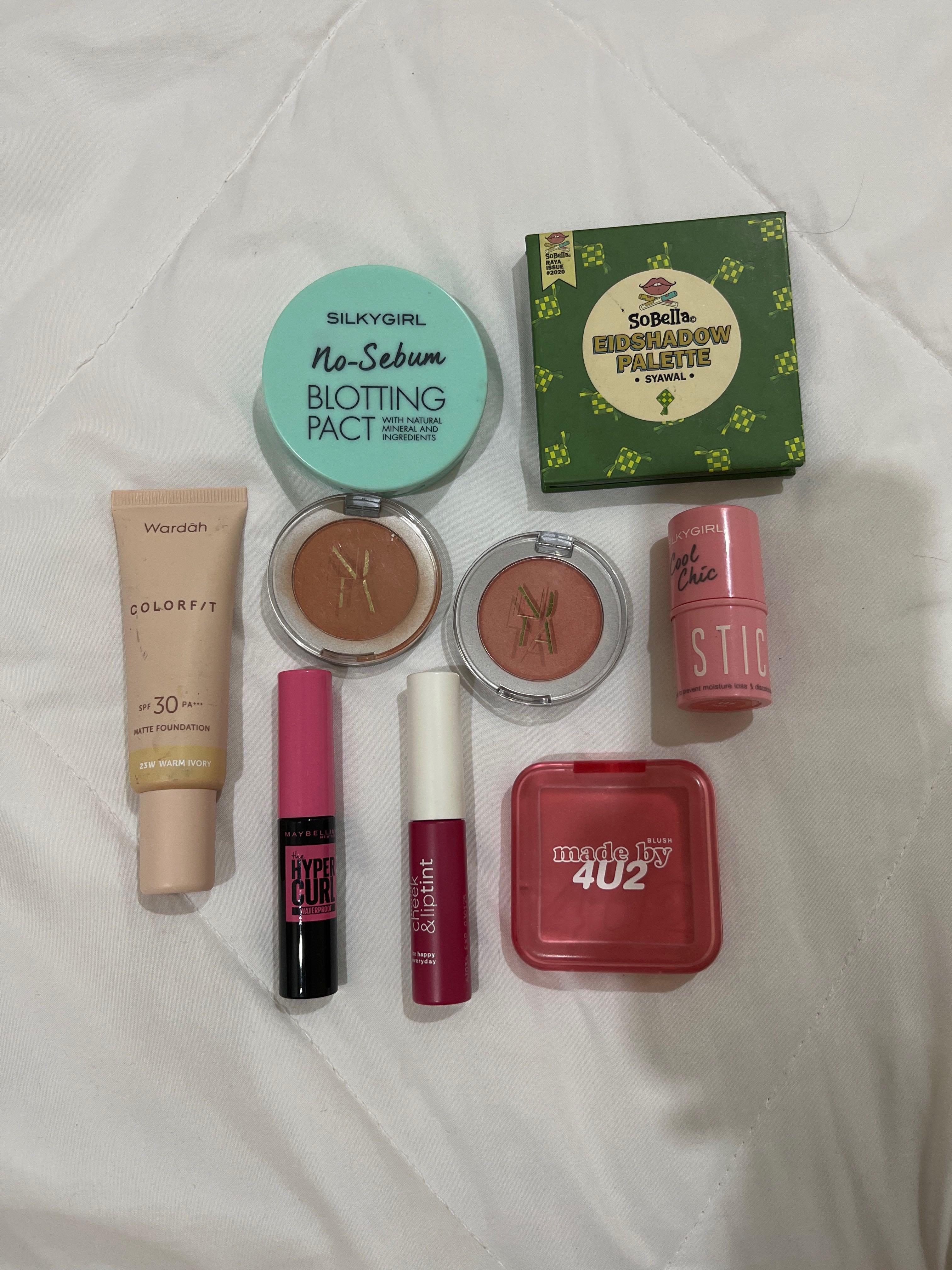 NITA BLUSHER, 4U2 BLUSH, SOBELLA PALETTE, WARDAH COLORF/T, WARDAH CHEEK ...