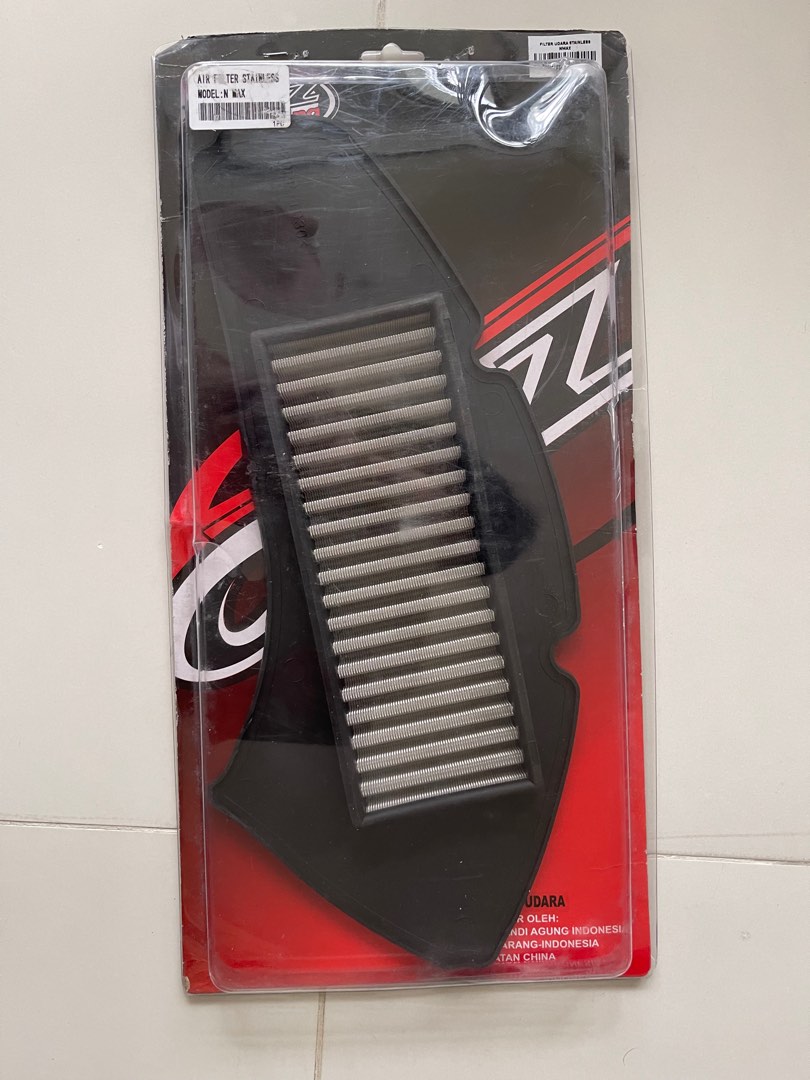 Nmax v1 stainless steel air filter, Motorcycles, Motorcycle Accessories ...