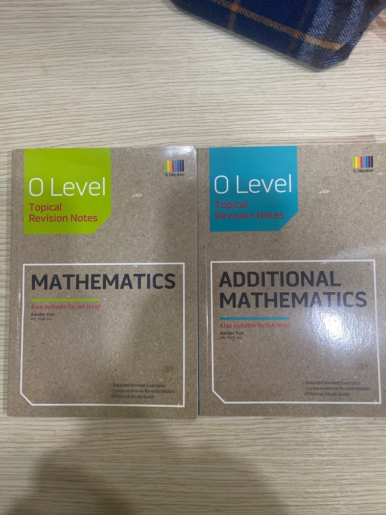 O Level Topical Revision Notes E Maths and A Maths, Hobbies & Toys ...