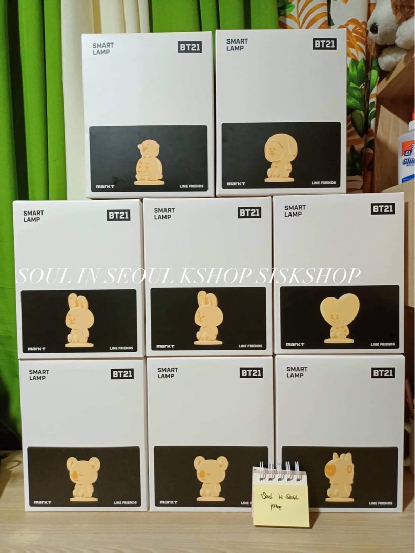 Official BT21 Smart Mood Lamp (Onhand), Hobbies & Toys, Memorabilia ...
