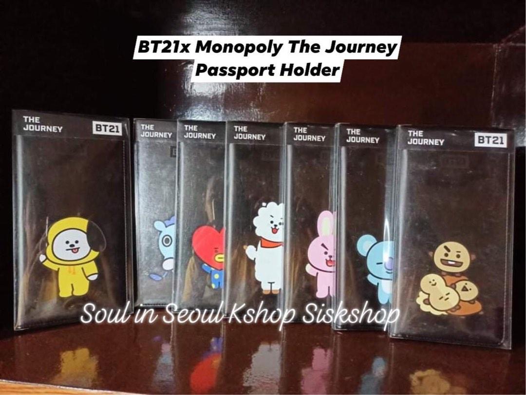 Official BT21 X MONOPOLY THE JOURNEY PASSPORT HOLDER, Hobbies & Toys, Memorabilia & Collectibles ...