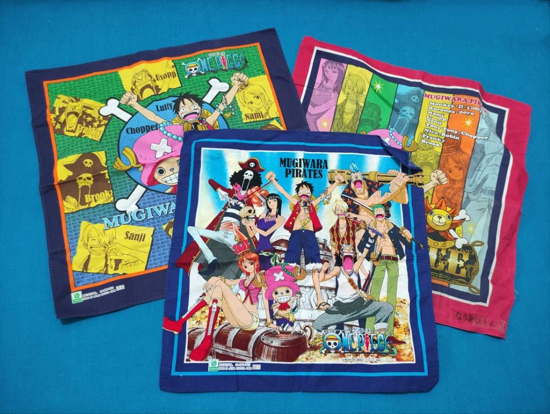 One Piece Mugiwara Pirates Anime Kids Handkerchief BUNDLE, Babies ...