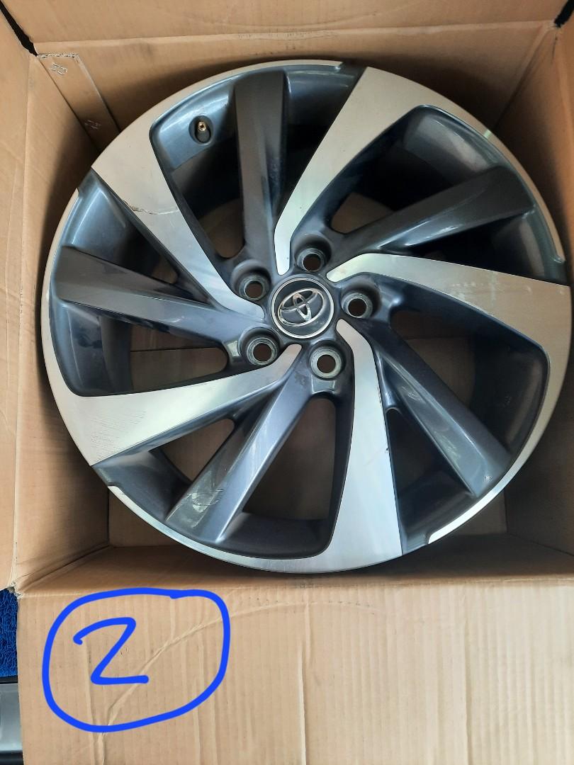 Original Harrier rims, Car Accessories, Tyres & Rims on Carousell