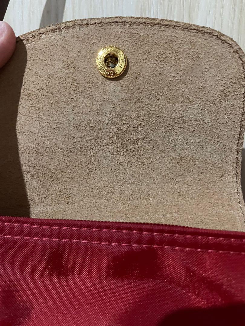 ORIGINAL LONGCHAMP Le Pliage in Red Long handle, Luxury, Bags & Wallets ...