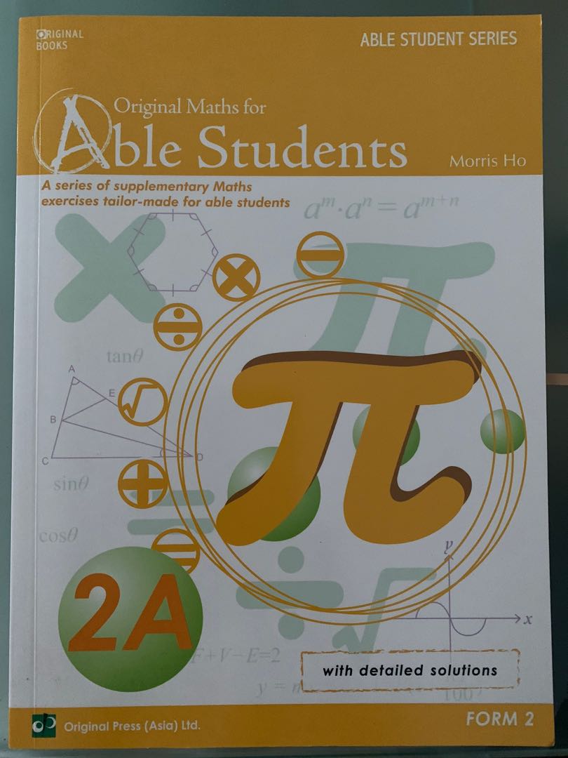 Original Maths for Able Students 2A, 興趣及遊戲, 書本 & 文具, 教科書 - Carousell