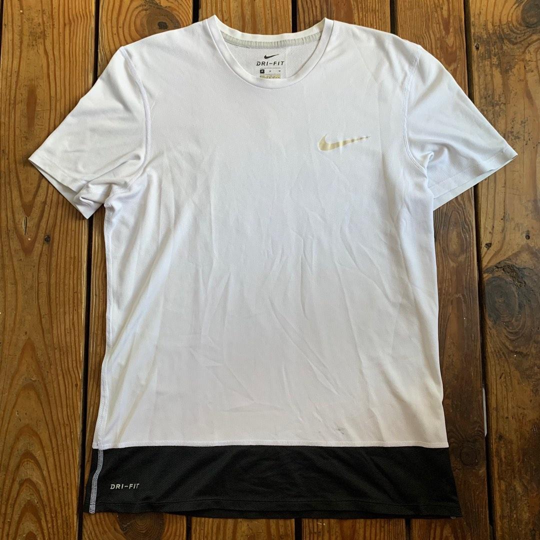 Original Nike Dri-fit black and white sport top, Men's Fashion, Tops & Sets, Tshirts & Polo ...