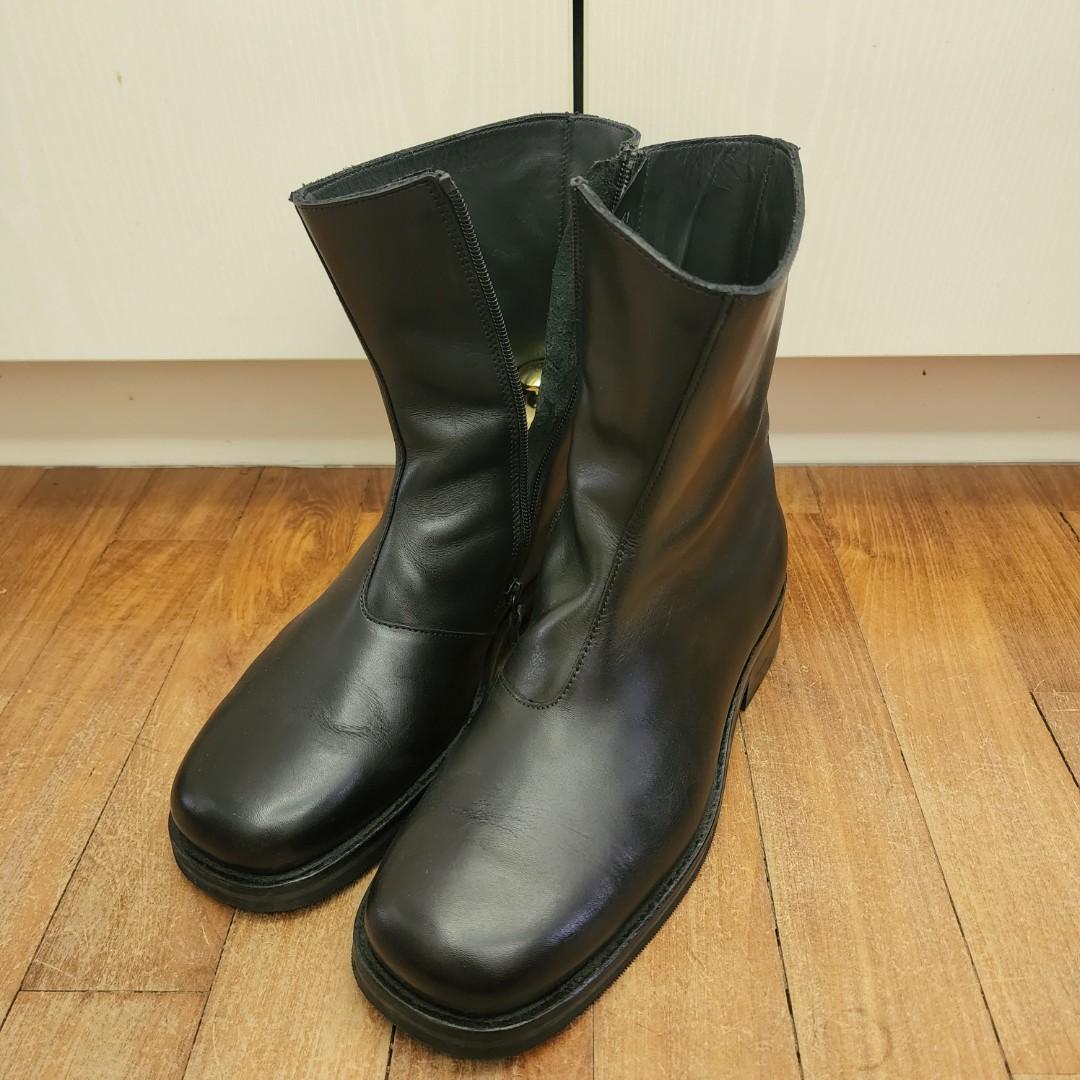 Our Legacy Black Leather Camion Boots, Men's Fashion, Footwear, Boots ...
