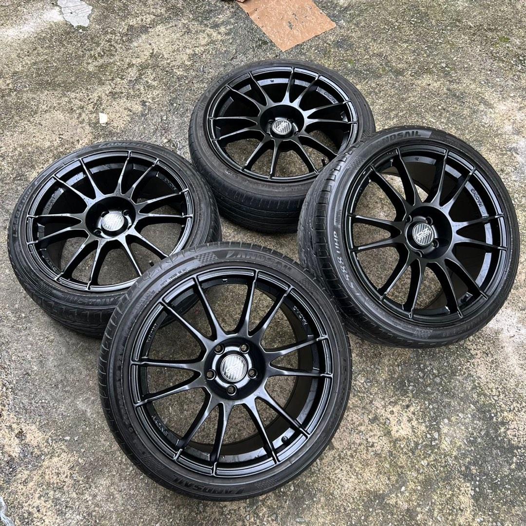oz racing ultraleggera 18 inch sports rim golf gti tyre 70%, Auto ...