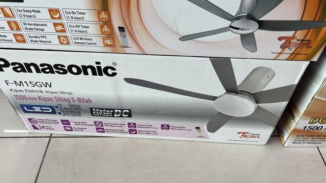 PANASONIC 60" CEILING FAN FM15GW, Furniture & Home Living, Lighting & Fans, Fans on Carousell