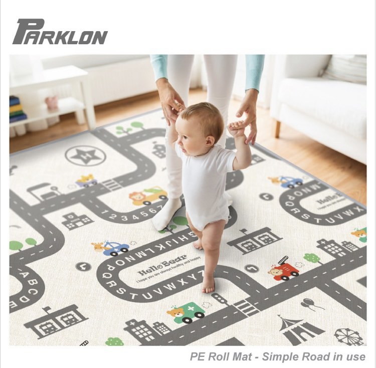 Parklon PE Roll Mat Simple Road, Babies & Kids, Infant Playtime on ...